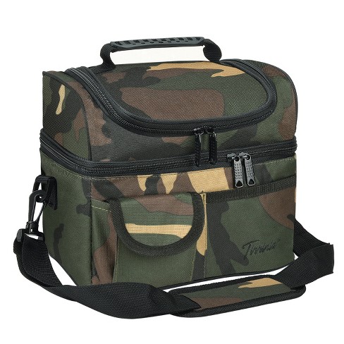 Tirrinia Dual Compartment Lunch Bag With Shoulder Strap For Adults ...