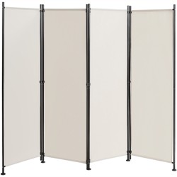 Costway 4 Panel Room Divider Screen Portable Folding 6 Ft Partition ...