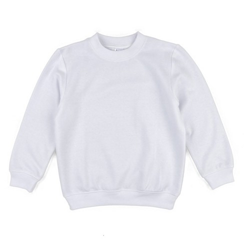 Leveret Kids Long Sleeve Sweatshirt White 5 Year : Target