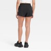 Women's Woven Mid-rise Run Shorts 3" - All In Motion™ Black S : Target