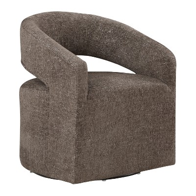 HomeStock 31 in.H Gray Finish Low Back Metal Frame Barstool Fabric Seat ...
