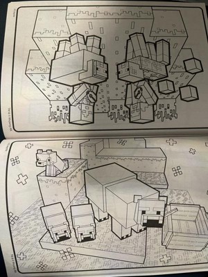 Crayola 96pg Minecraft Coloring Book With Sticker Sheet : Target