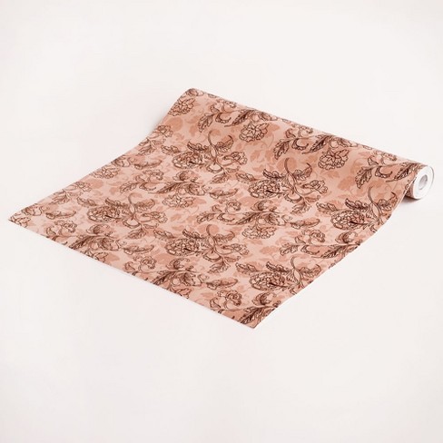 Slickblue Misty Peony Self-adhesive Peel And Stick Wallpaper, Removable ...