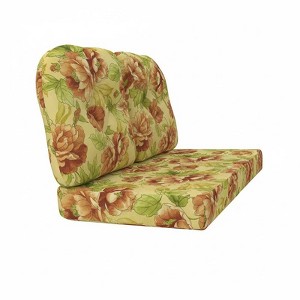 Covers&All Sunbrella Loveseat Cushion for Outdoor Furniture, Fade, UV ...