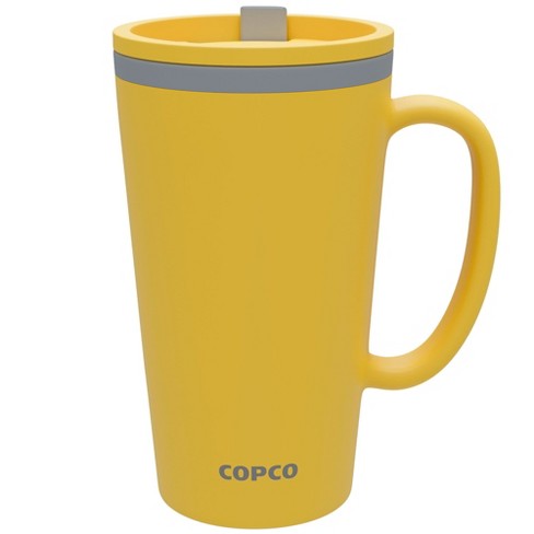 Copco Cone 16oz Insulated Travel Mug With Handle, Double Wall, Slide ...