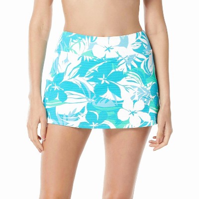 Beach House Swim Emma Pull On Swim Skort With Floral Print, 12, Sea ...