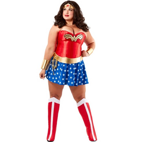 Charades Wonder Woman Deluxe Plus Size Women's Costume : Target