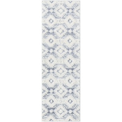 Nors Dark Grey Indoor/outdoor Flat-weave Pile Nordic Lattice Pattern ...