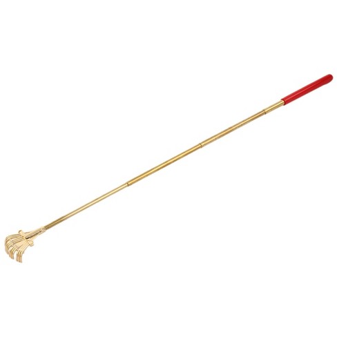 Unique Bargains Portable Handy Retractable Back Scratcher Red Gold Tone ...
