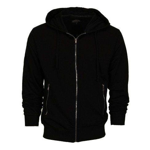 Gioberti Men's Full Zip Up Hoodie With Metal Zipper Pockets : Target
