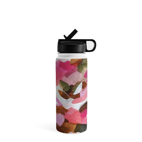 Laura Fedorowicz The Color Of My Soul 18 Oz Water Bottle With Straw Lid ...