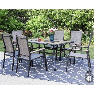 7pc Patio Set With Table & Sling Chairs - Captiva Designs : Target
