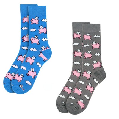 Flying Pigs Socks from the Sock Panda (Men's Sizes, Adult Large) : Target