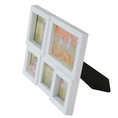 Northlight 11.5" White Multi-sized Puzzled Collage Photo Picture Frame ...