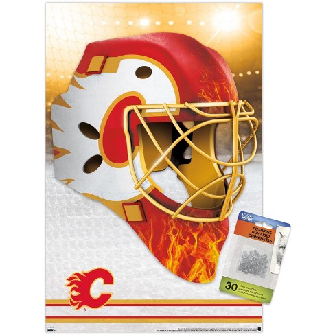 Trends International Nhl Calgary Flames - Mask 20 Unframed Wall Poster ...