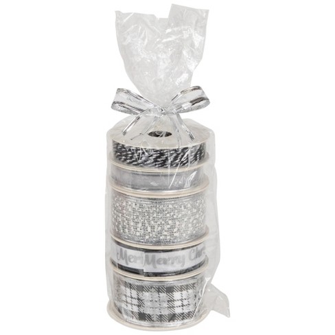 Northlight Set Of 5 Merry Christmas Matching Themed Craft Ribbons 1.5 ...