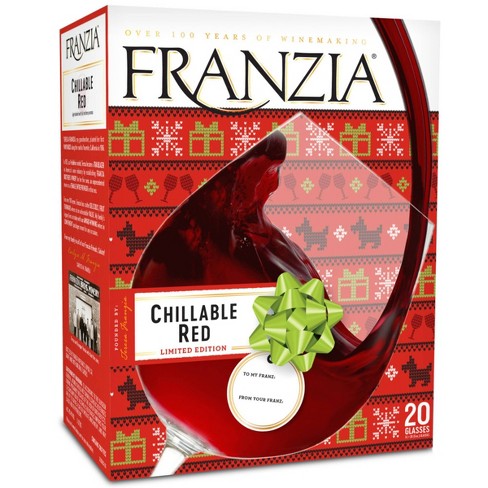 Franzia Chillable Red Blend Wine - 3l Box : Target