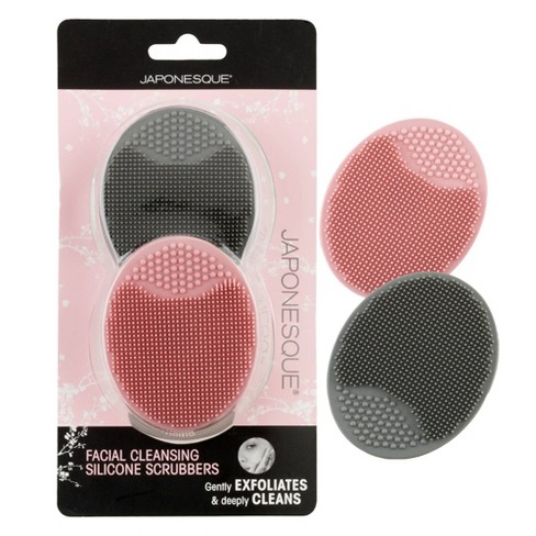 Japonesque Facial Cleansing Silicone Scrubber Tool - 2ct : Target