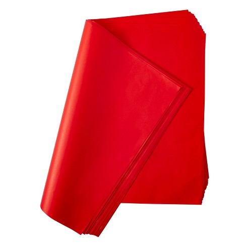 Juvale 160 Sheets Red Tissue Paper For Gift Wrapping Bags, Bulk Set For ...