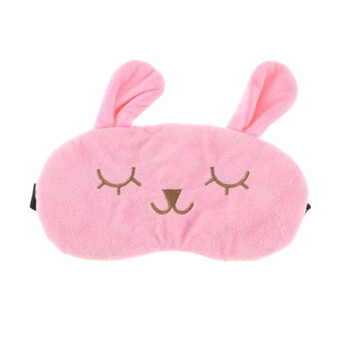 Unique Bargains Adjustable Cartoon Rabbit Eye Mask 1 Pc Pink : Target