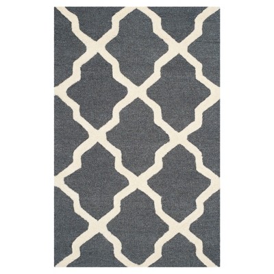 2'x3' Chunky Knit Wool Woven Rug Gray - Project 62™ : Target