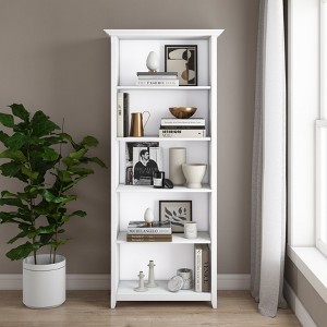 Xiyuyeu 70" H 5 Tier Free Standing Storage Bookshelves With Adjustable ...