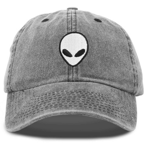 Dalix Alien Embroidered Ufo Dad Hat Cotton Baseball Cap Adjustable Mens ...