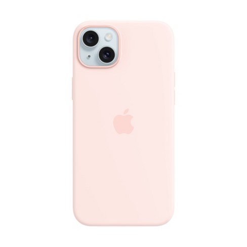 Apple Iphone 15 Plus Silicone Case With Magsafe - Light Pink : Target