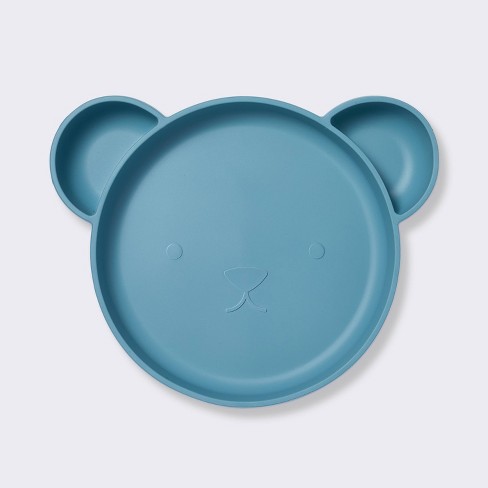 Silicone Dining Plate - Blue Bear - Cloud Island™ : Target