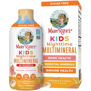 Kids Liquid Nighttime Multimineral with Lutein Peaches and Cream, 15.22 ...