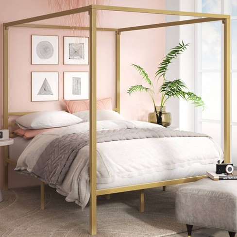 Patricia Canopy Bed Frame - Zinus : Target
