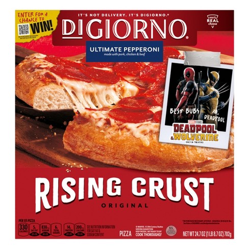 Digiorno Rising Crust Pepperoni Frozen Pizza - 24.7oz : Target