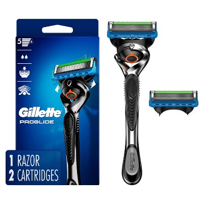 Gillette Proglide Men's Razor + 2 Razor Blade Refills : Target