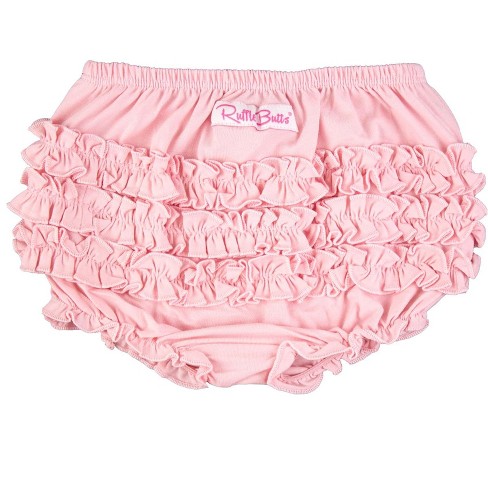 Rufflebutts Baby/toddler Knit Rufflebutt Bloomer - Pink, 2t/3t : Target