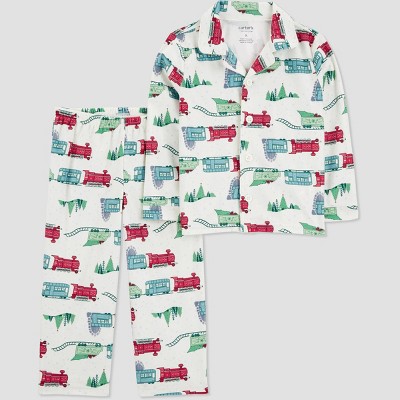 Carter's Just One You®️ Toddler Boys' 2pc Long Sleeve Holiday Train ...