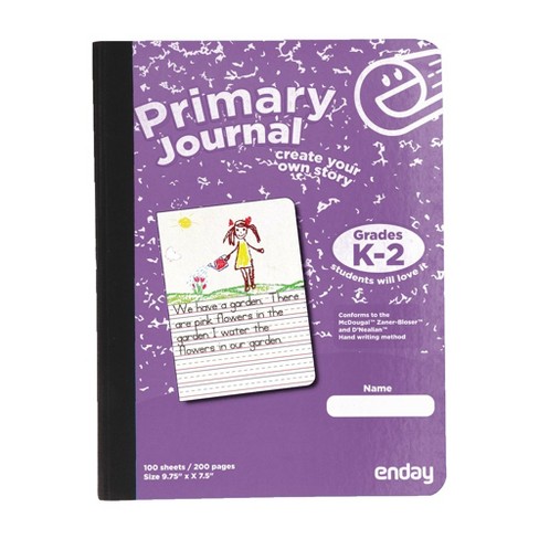 Enday Primary Journal Story Composition Notebooks, Half Ruled Notebook ...
