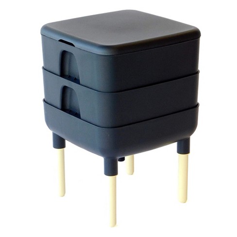 Fcmp Outdoor The Essential Living Worm Composter 6 Gallon Resin ...