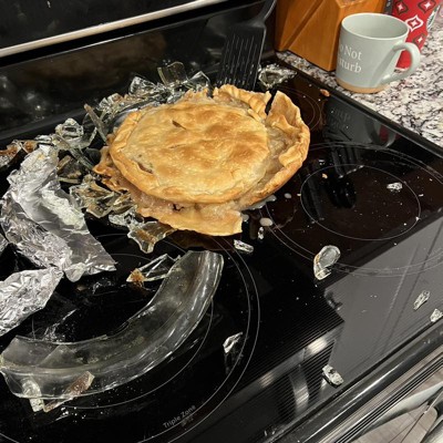 Pyrex Easy Grab 9.5" Glass Pie Pan : Target