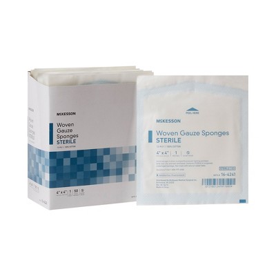 Mckesson Premium Woven Gauze Sponges, 12-ply, 3 In X 3 In, 200 Per Pack ...