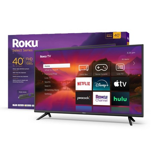 Roku 40" Select Series 1080p Full Hd Smart Roku Tv With Roku Tv Remote ...