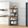 FAMYYT 5 Tier Storage Shelves with Adjustable Storage Unit, 47.24 ...