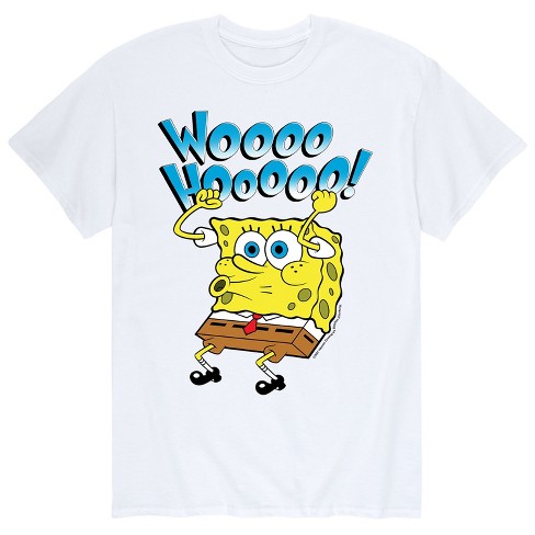 Men's Spongebob Squarepants Woooo Hoooo! Short Sleeve Graphic T-shirt ...