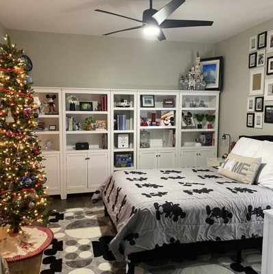 Carson 72" 5 Shelf Narrow Bookcase Black - Threshold™: Fixed ...