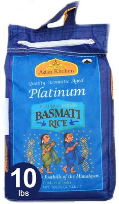 Asian Kitchen Platinum White Basmati Rice - 10lbs (4.54kg) - Rani Brand ...