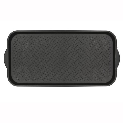 Mohawk 1'7"x3'3" Black Boot Tray Black: Waterproof Shoe Mat Tray ...