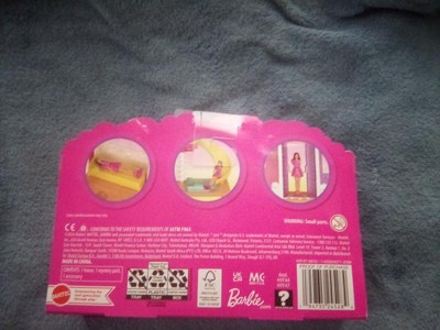 Barbie 1.5" Mini Land Doll House 3 With Funiture & Accessories : Target