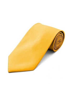 Thedappertie Men's Yellow Classic Solid Color Wedding Neck Tie : Target