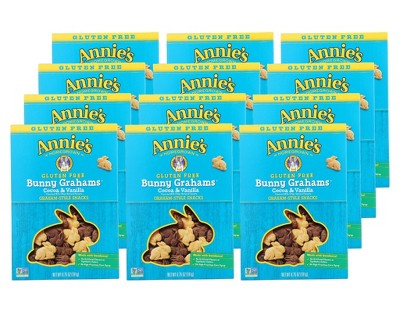 Annies Homegrown Bunny Cookies Gluten Free Cocoa & Vanilla