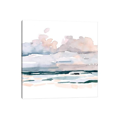 Soft Coastal Abstract Ii By Emma Scarvey Unframed Wall Canvas - Icanvas ...