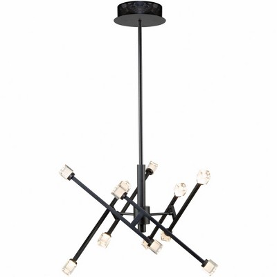 Artcraft Lighting Batton 12 - Light Pendant In Black : Target